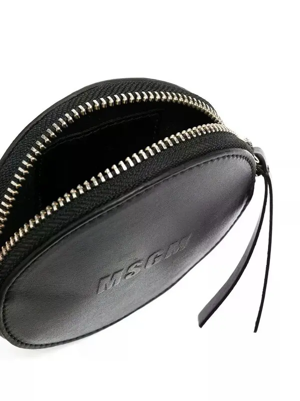 MSGM Logo-embossed Circular Mini Bag