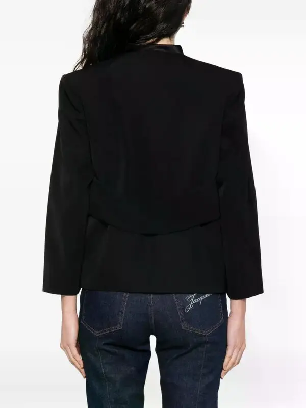 Casablanca Satin-trimmed Wrap Jacket