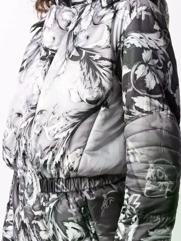 Philipp Plein Baroque Ski Jumpsuit - Grey