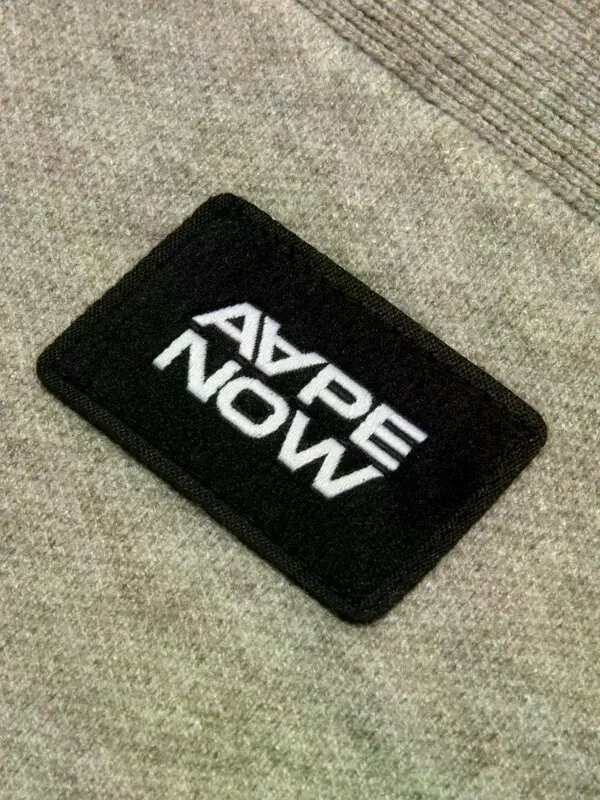 AAPE BY *A BATHING APE Cardigan With Ape Head Logo - Neutrals