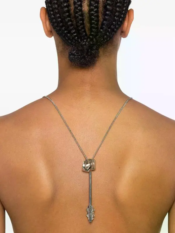 Rabanne Tone Key Pendant Necklace