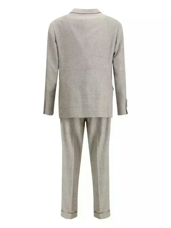 Brunello Cucinelli Peaked-lapel Check Suit