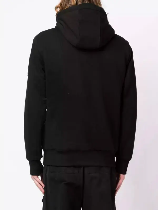 Moose Knuckles Logo-plaque Zip-up Hoodie