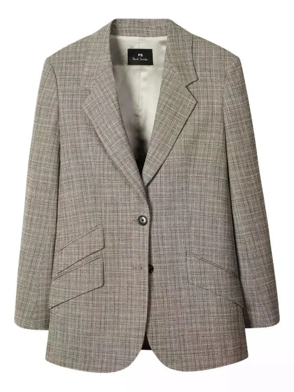 Paul Smith Single-breasted Checked Blazer
