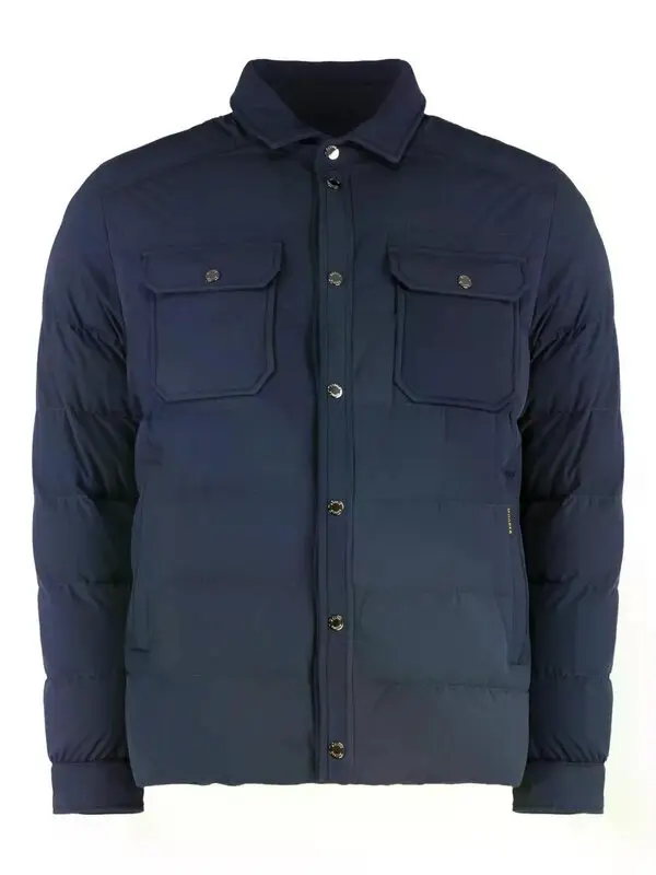 MOORER Quilted Shirt Jacket