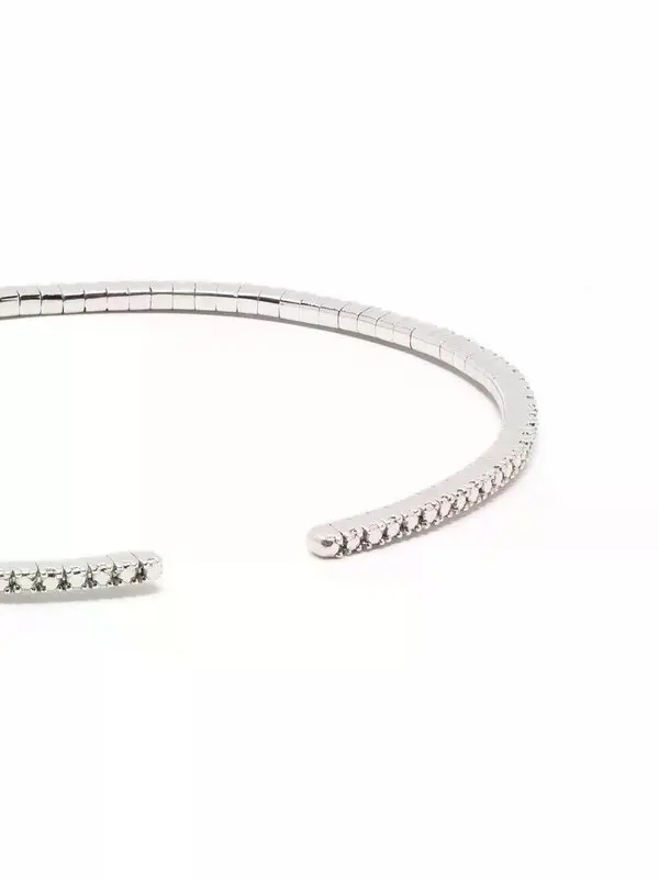 WE BY WHITEBIRD 18kt White Gold Paulette Diamond Bangle