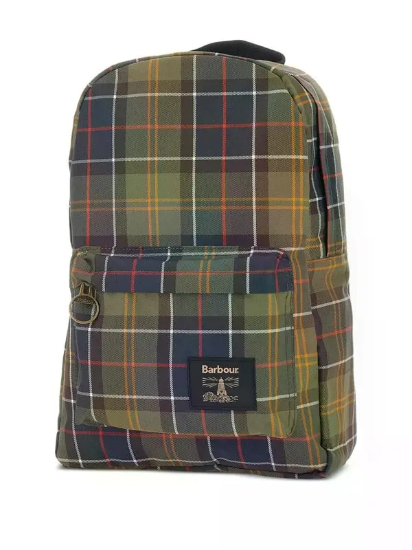 Barbour Tartan Pattern Backpack