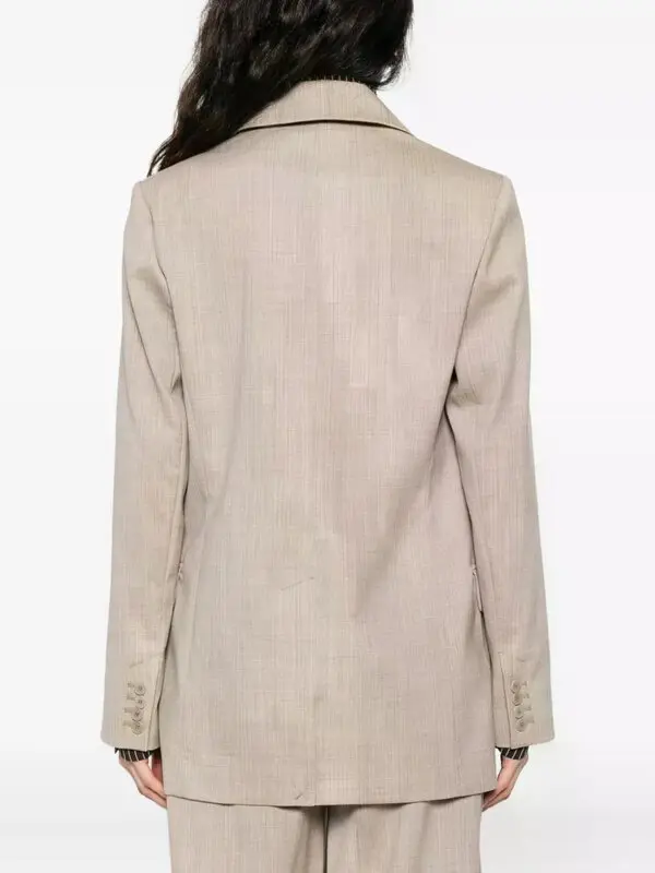JOSEPH Checked Double-breasted Blazer