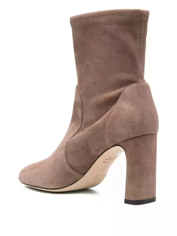 STUART WEITZMAN 90mm Block Heel Ankle Boots