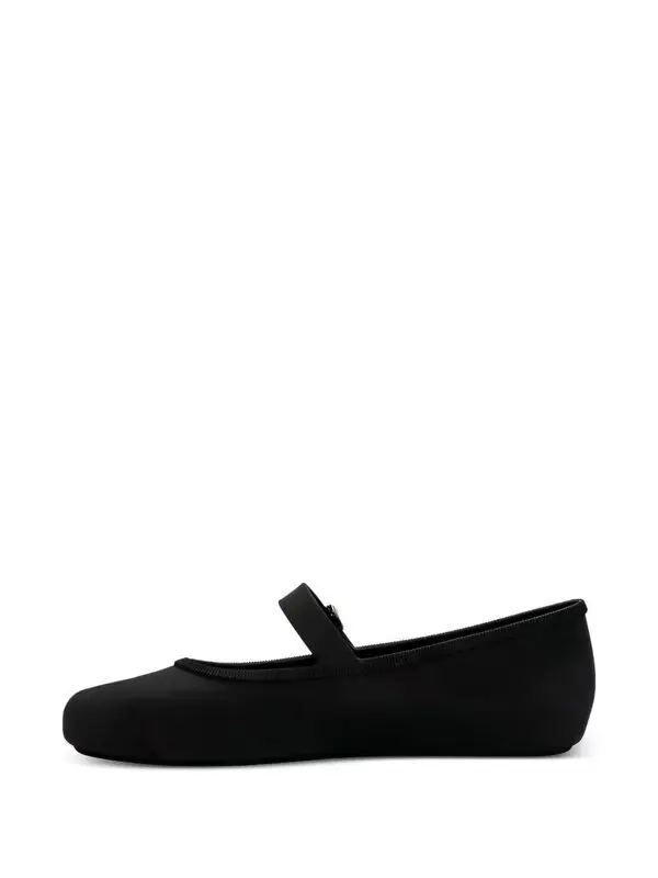 Melissa Soft Buckle-strap Ballerinas - Black