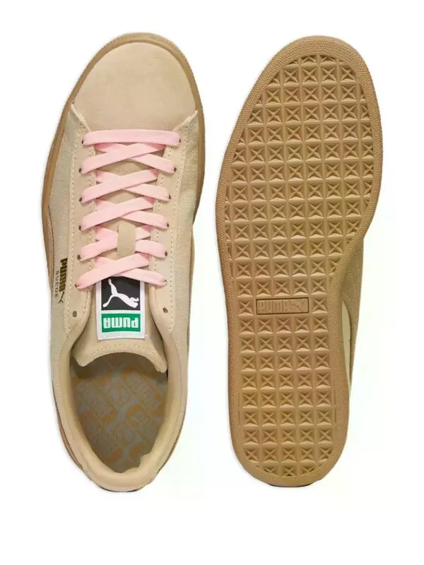 PUMA Suede Low Top Sneakers With Gum Sole