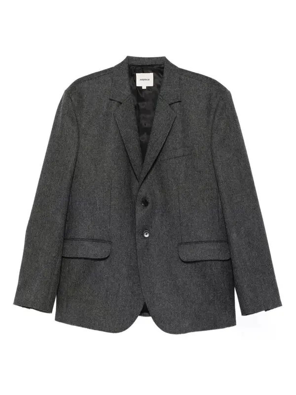 NOYOCO Two-button Notched Jacket