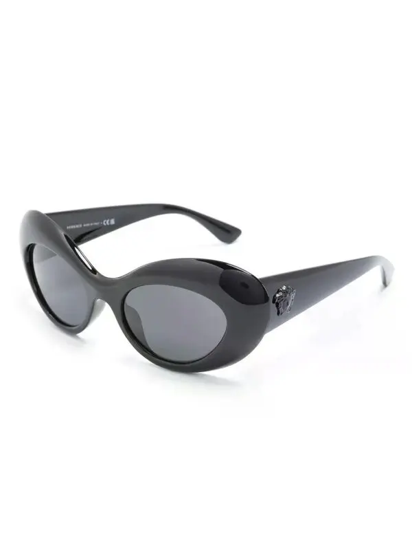 Versace La Medusa Oval-frame Sunglasses