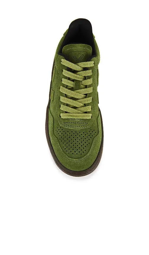 VEJA V-90 Suede Sneaker - Green