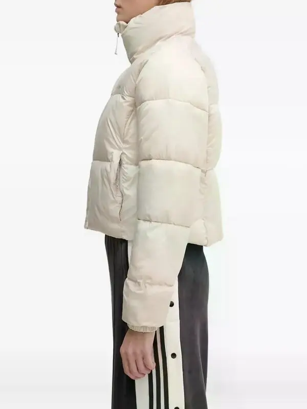 Columbia Quilted High Neck Cropped Jacket