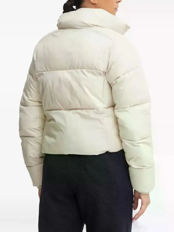 Columbia Quilted High Neck Cropped Jacket