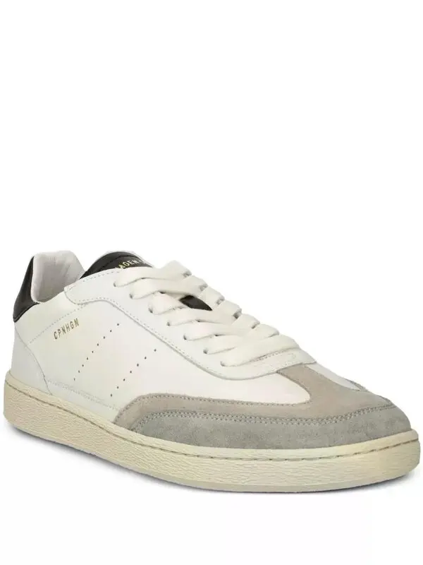 SUMMERY COPENHAGEN Leather Panelled Lace-up Sneakers