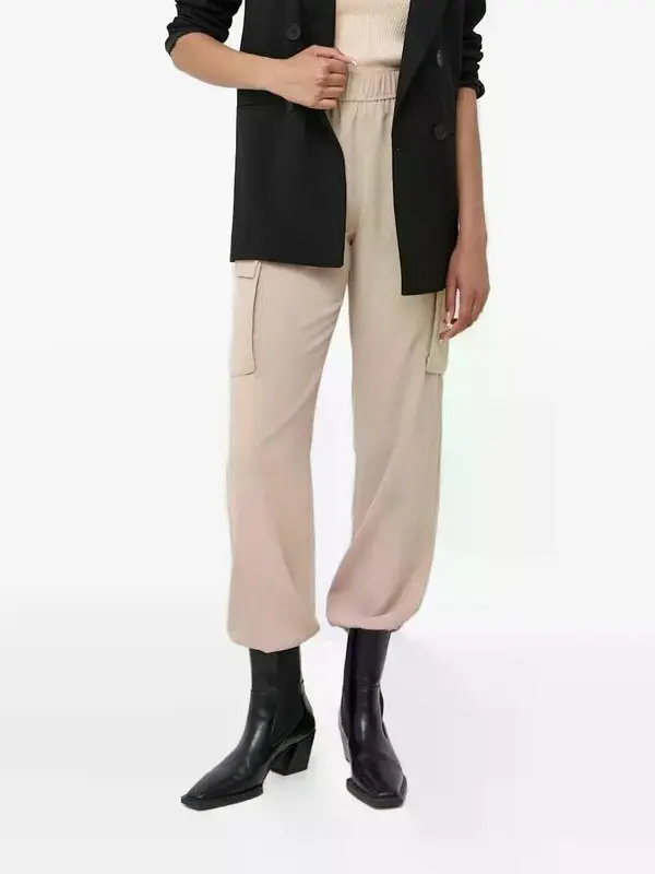NOTES DU NORD Drawstring Cargo Pants With Gold-tone Toggles