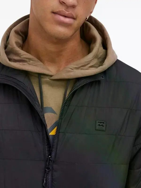 BILLABONG Quilted High-neck Zip-up Jacket