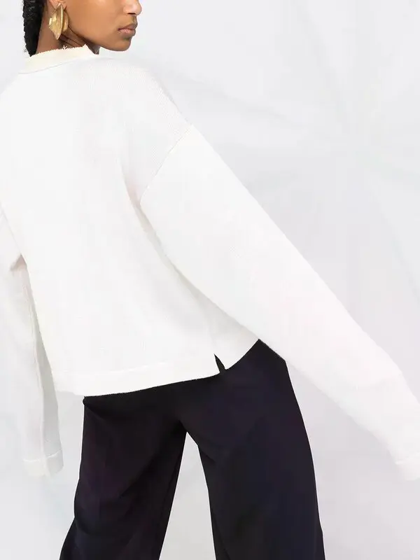 JIL SANDER Two-tone Knitted Jumper