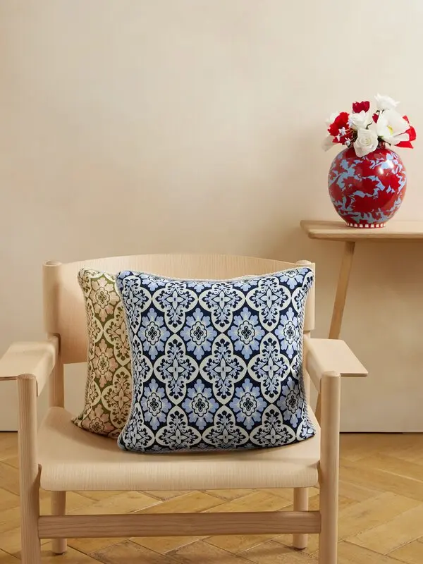 La DoubleJ Printed Woven Cushion