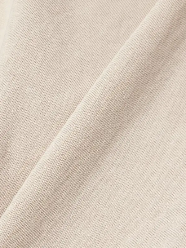 AGOLDE Beth Draped Organic Cotton-jersey T-shirt - Gray