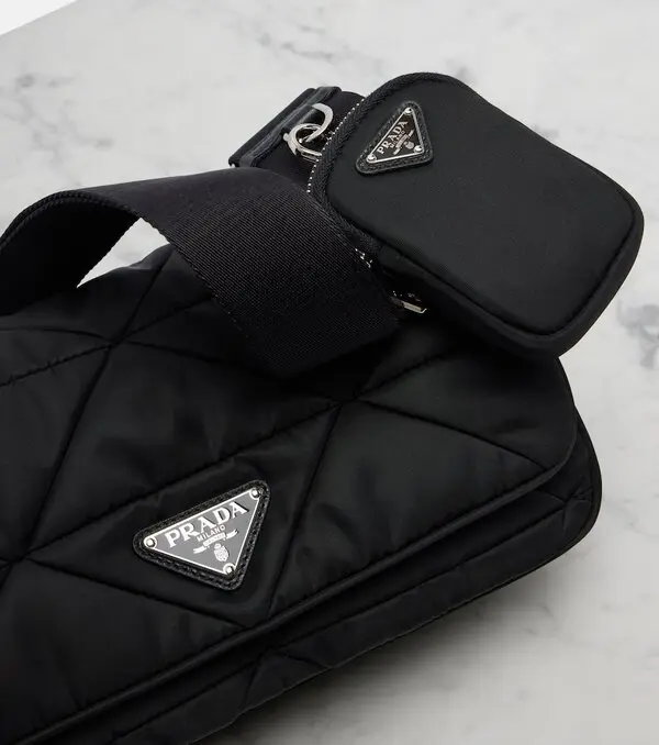 Prada Quilted Re-nylon Shoulder Bag