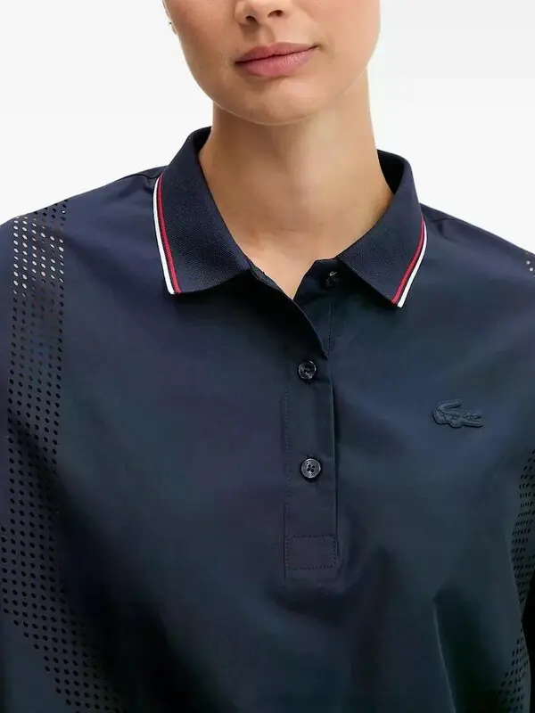 Lacoste Perforated Panel Polo Shirt