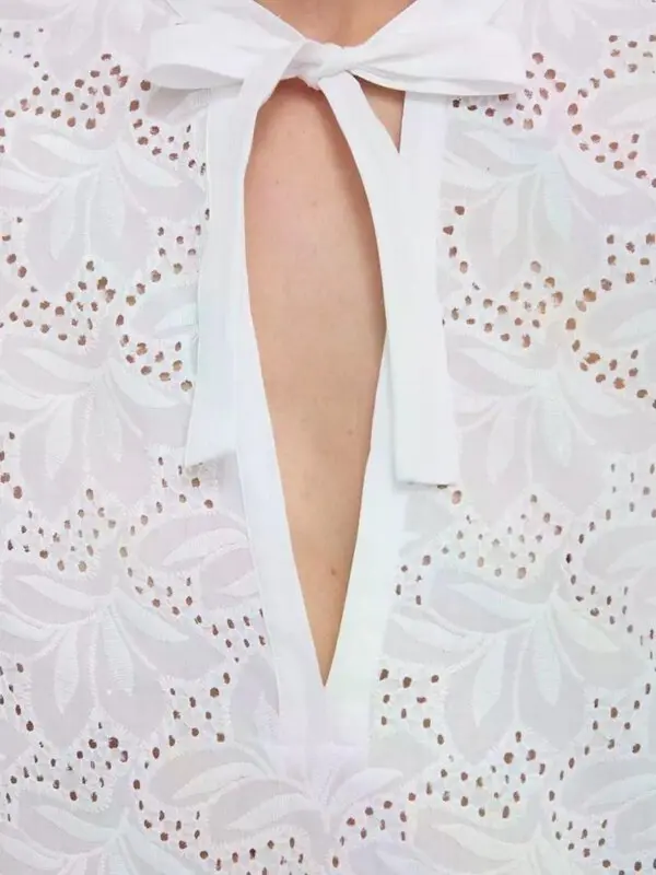 SILVIAN HEACH Long Sleeve Cut-out Detail Blouse