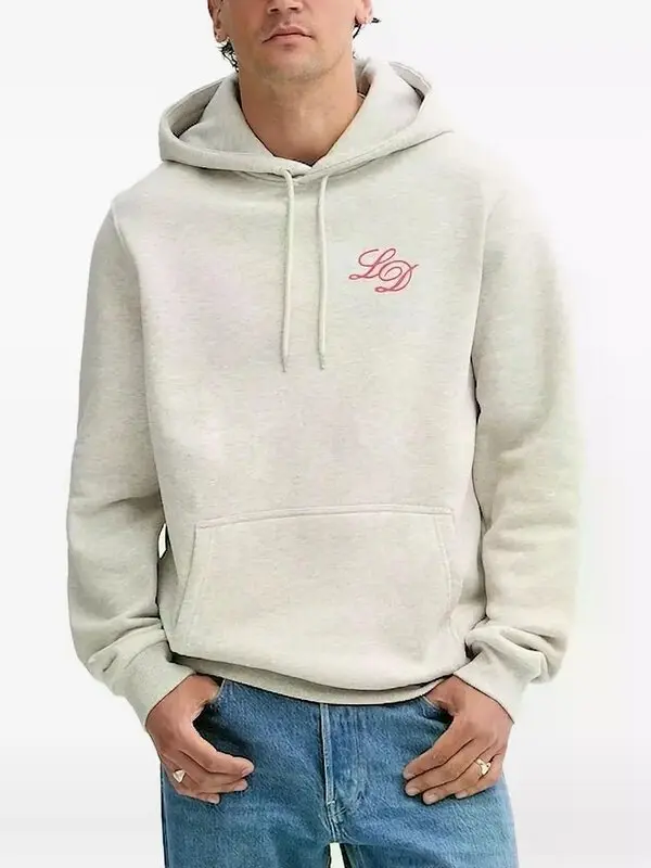 LES DEUX Logo-embroidered Hoodie