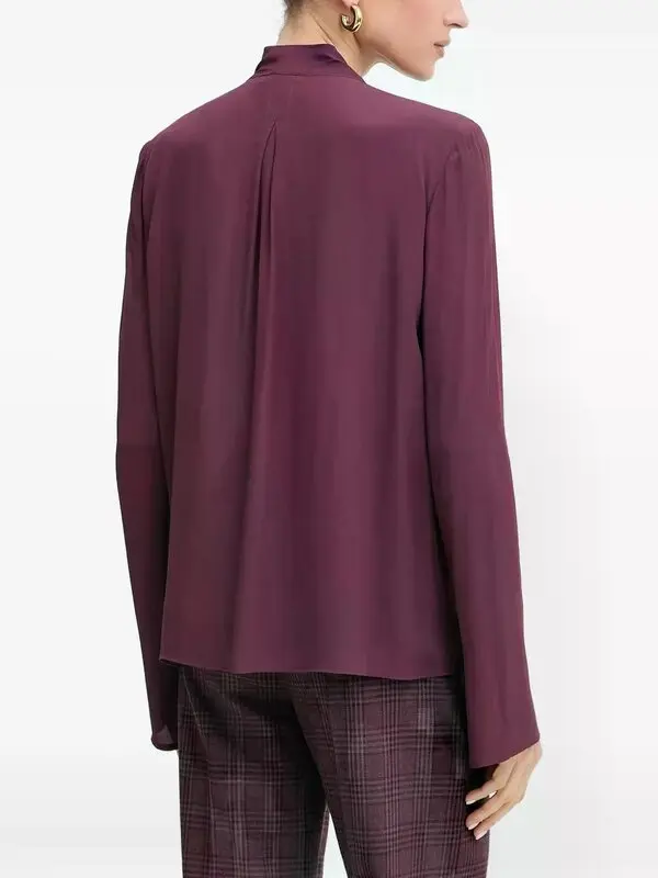 Patrizia Pepe Bow Neck Blouse