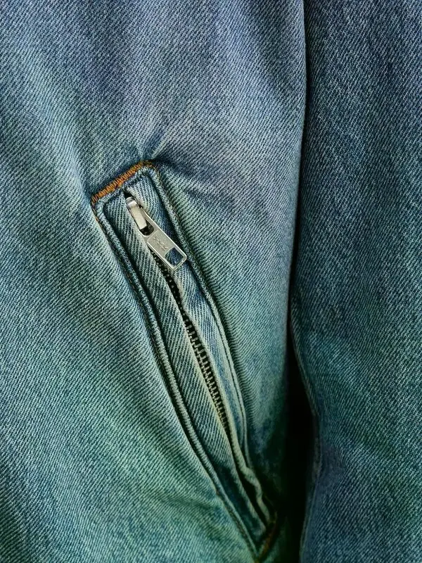 WON HUNDRED Zip-fastening Denim Jacket