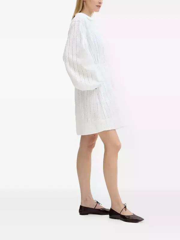 SAMSOE SAMSOE Eyelet Detail Mini Dress