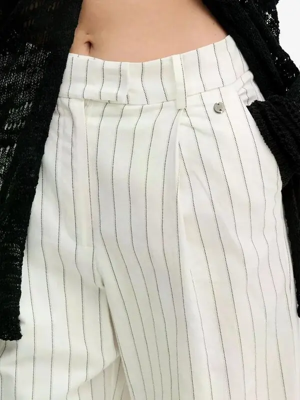 PEDRO DEL HIERRO High Waist Pinstriped Trousers