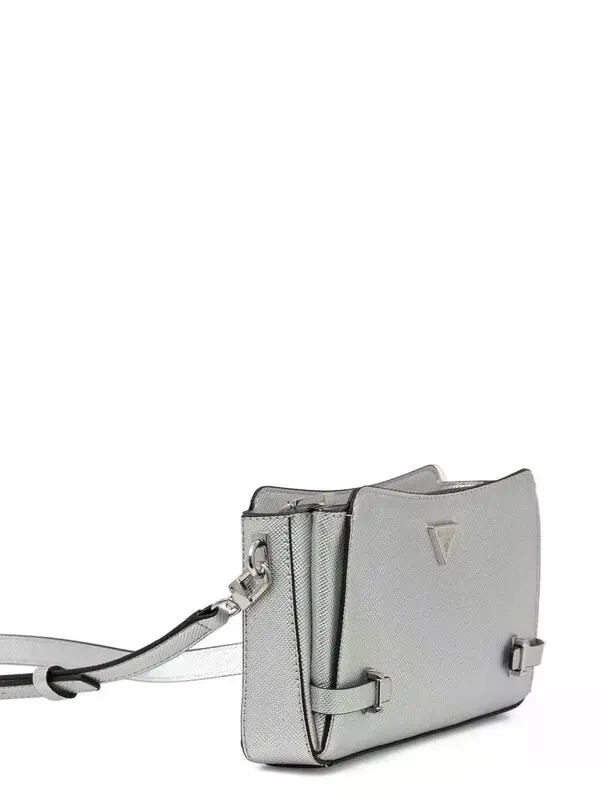 Guess Metallic Finish Satchel Bag