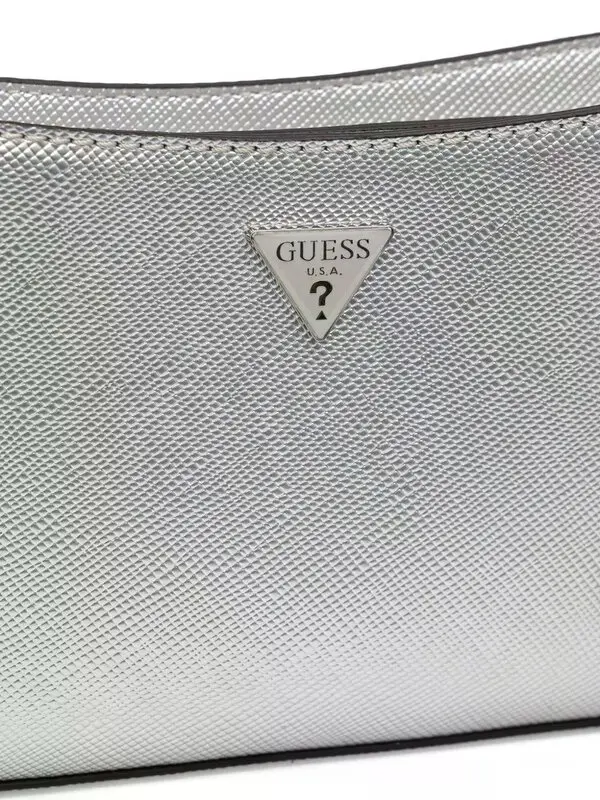 Guess Metallic Finish Satchel Bag