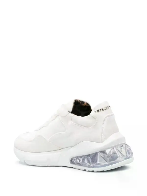 Philipp Plein Runner Velvet Sneakers - White