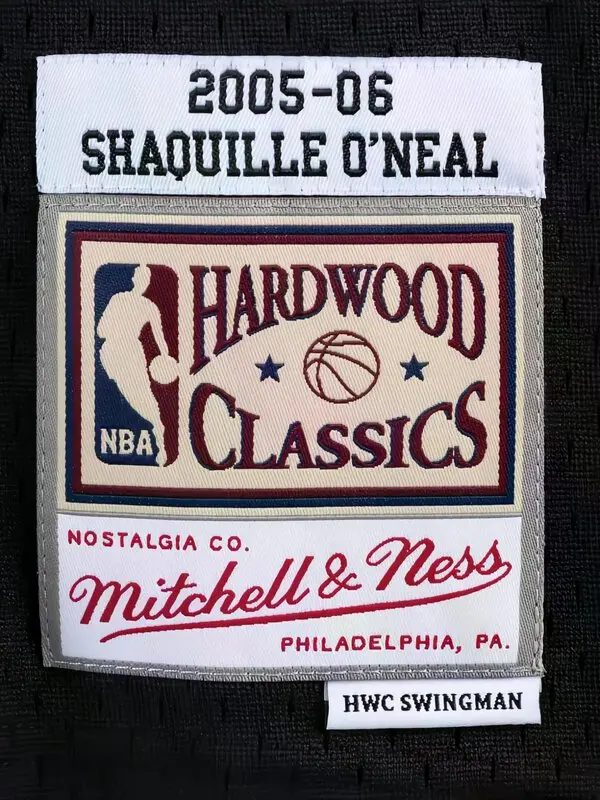 Mitchell & Ness Shaquille O'neal "heat" 32 Swingman Jersey By - Black