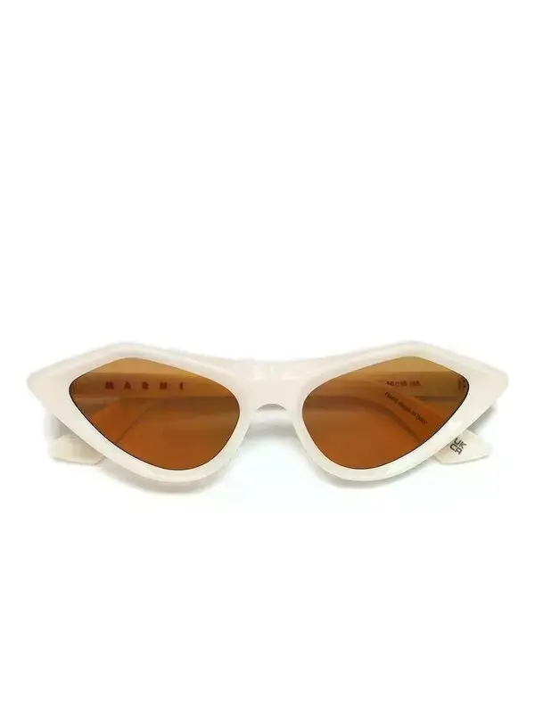 Marni Geometric Cat-eye Sunglasses - Neutrals
