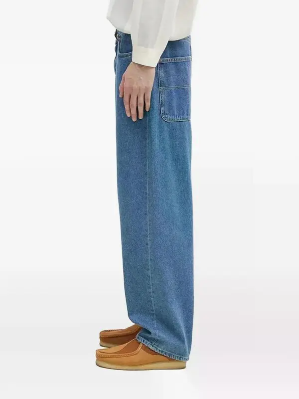 STAN RAY Wide Leg Jeans With Multiple Pockets - Blue