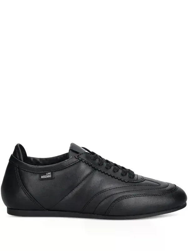 Moschino Lace-up Sneakers - Black