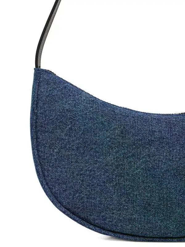 Karl Lagerfeld Denim Half-moon Messenger Bag