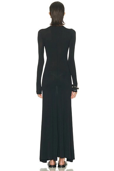 Rabanne Flower Cut Out Long Dress