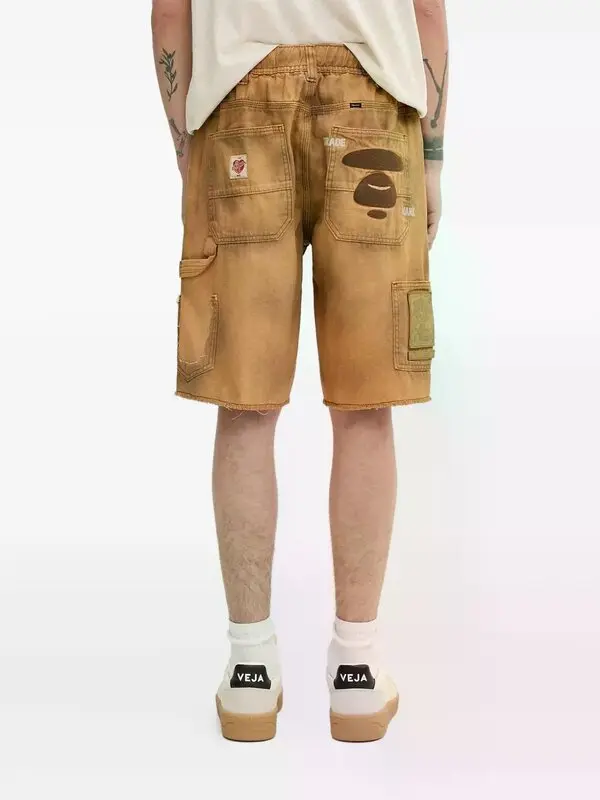 AAPE BY *A BATHING APE Embroidered Cargo Shorts