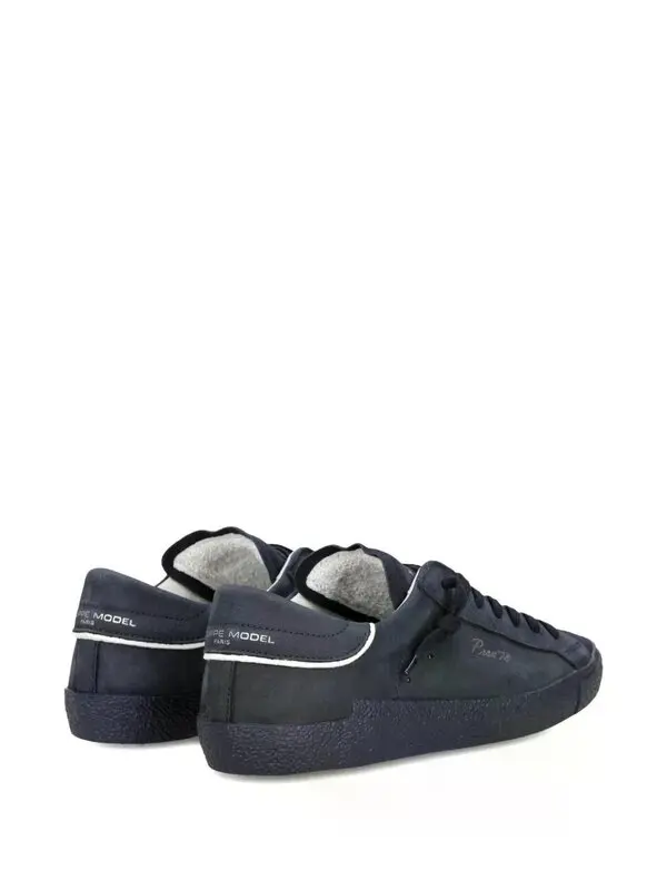 Philippe Model Leather Low-top Sneakers - Blue