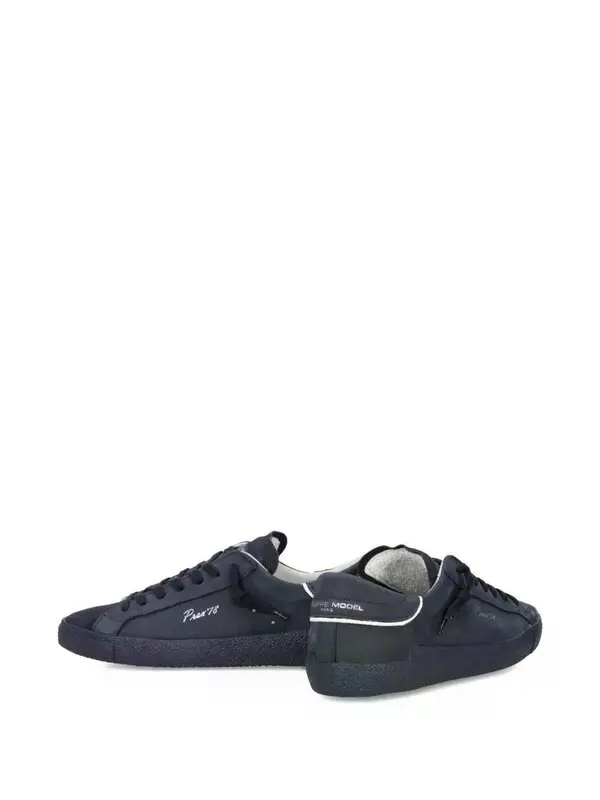 Philippe Model Leather Low-top Sneakers - Blue