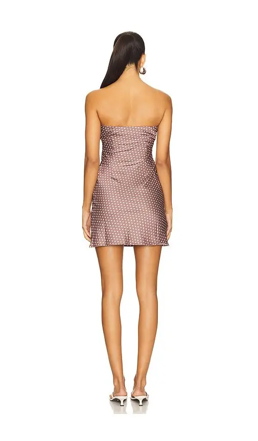 SNDYS. Angelica Mini Dress - Brown
