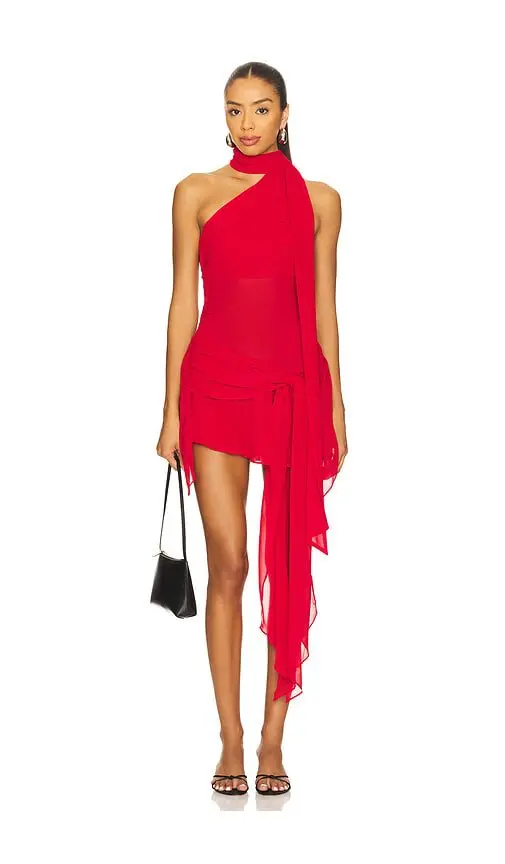 GUIZIO Cyrielle Dress - Red
