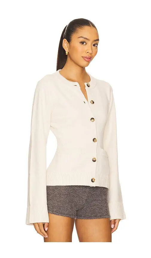 Good American Button Front Knit Cardigan