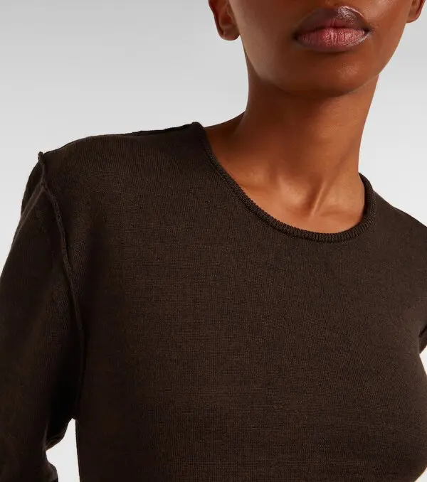 LEMAIRE Trompe L'oeil Wool-blend Sweater